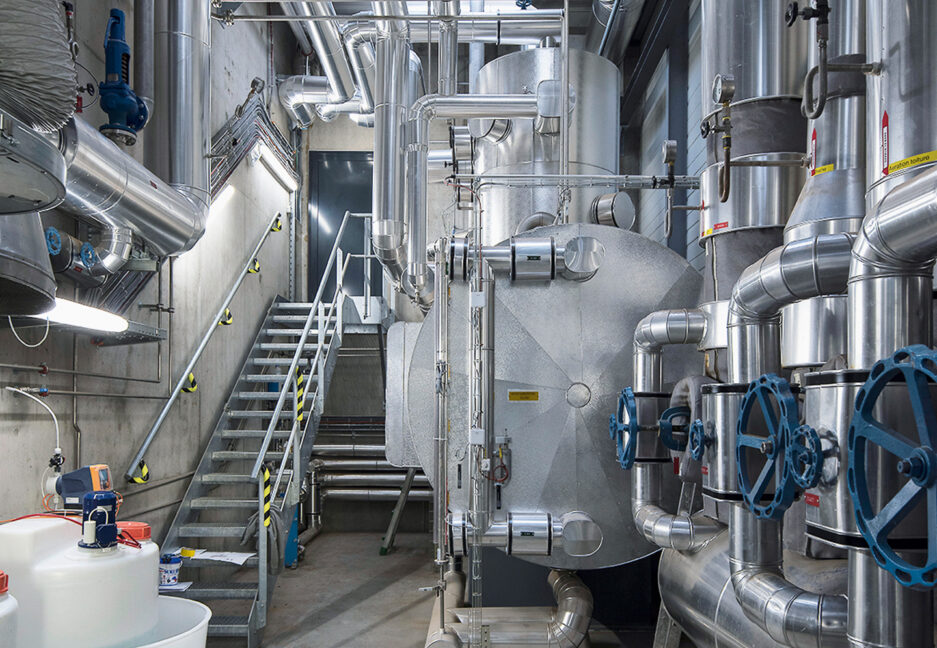 Erneuerung Dampfproduktion ELSA Estavayer-le-Lac - eicher+pauli
